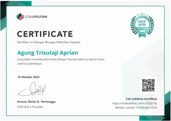 Agung Trisutaji Aprian