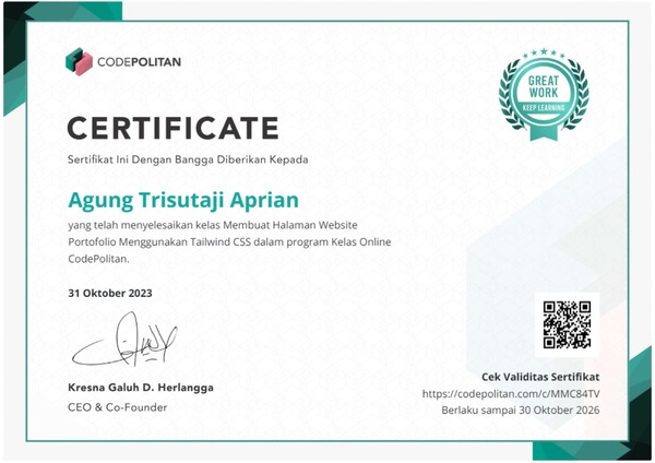 Agung Trisutaji Aprian